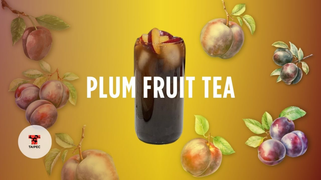 Plum Bubble Tea with Grape Star Jelly